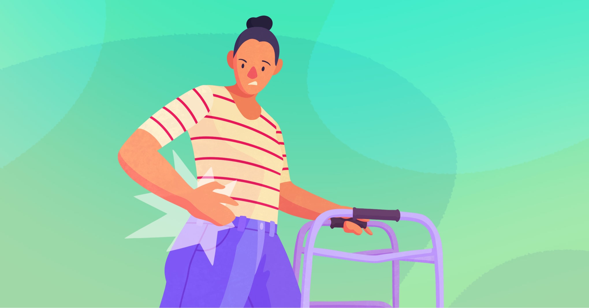 Vickie's Story: Using a Walker Living With Psoriatic Arthritis